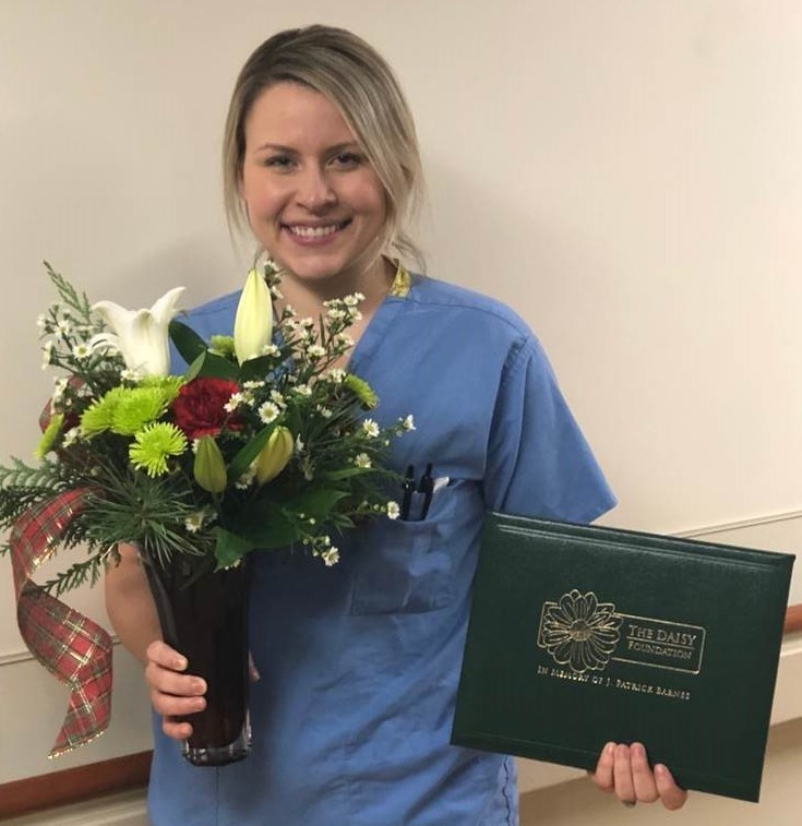 Ashley Herbert RN Receives DAISY Award | Trinity Health Michigan